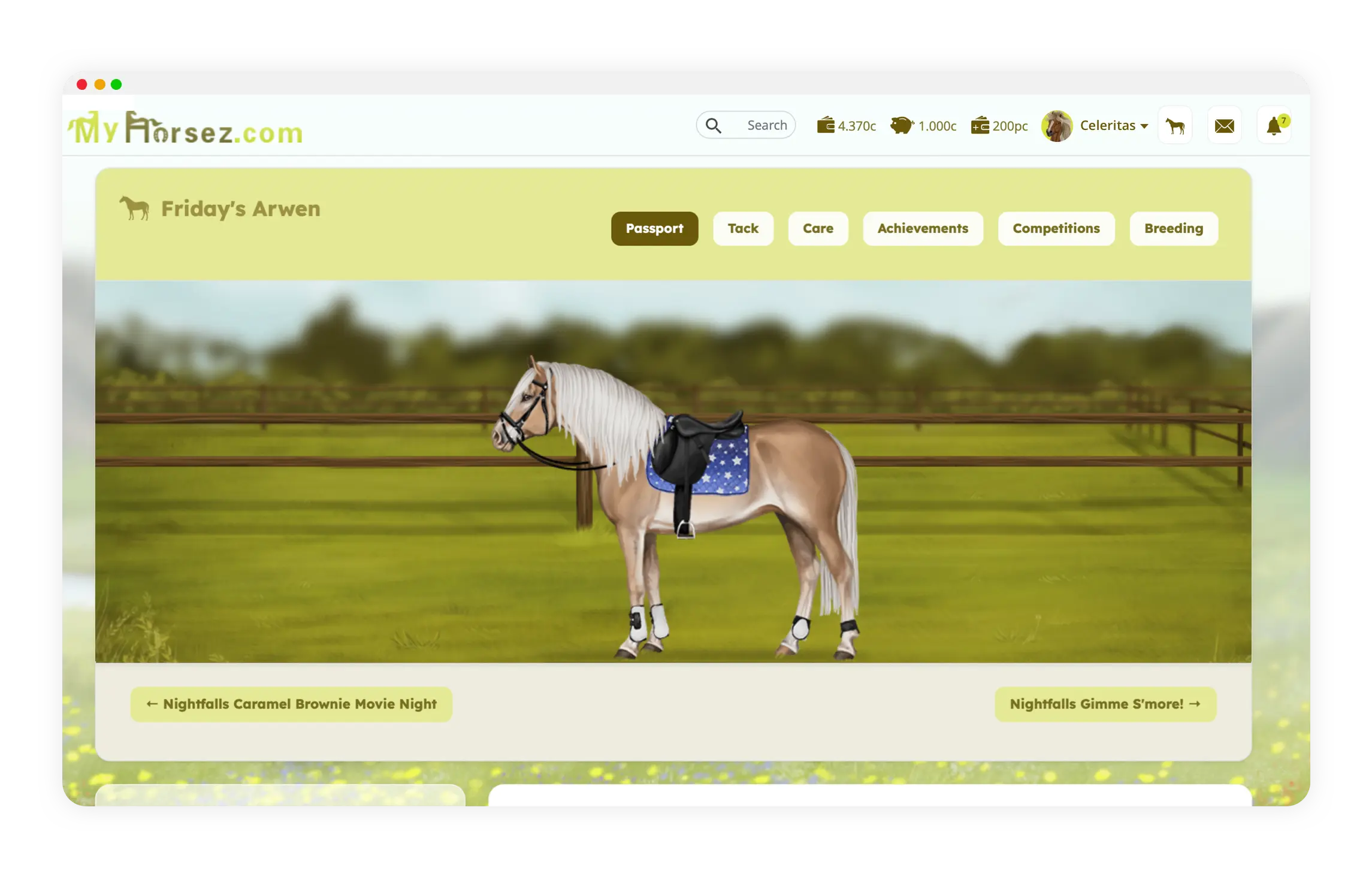 Online Horse Game - My Horsez - Breed horses & join for free! 🐴