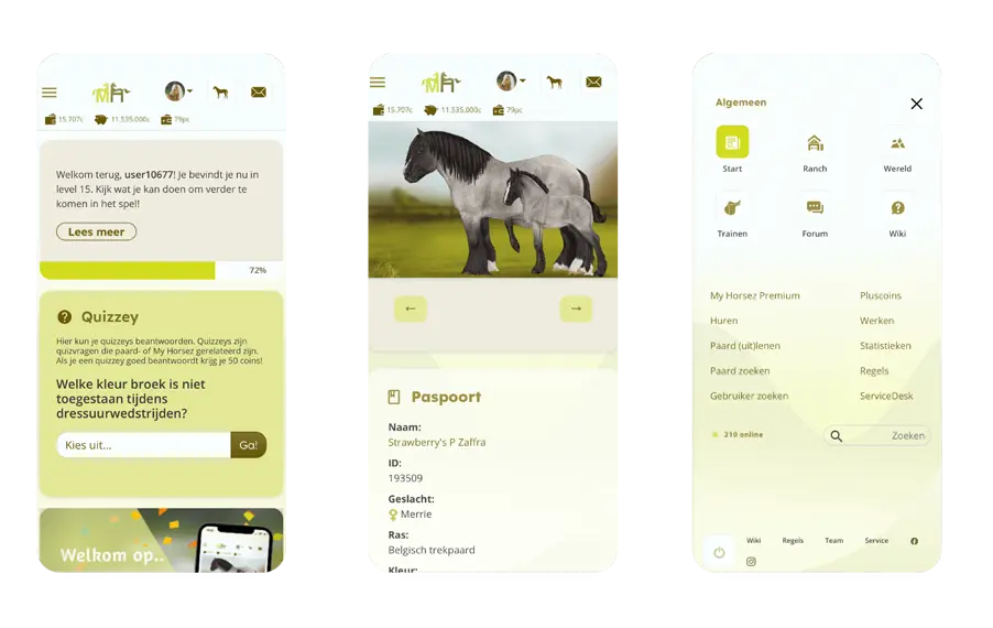 My Horsez: online paardenspel - Gratis aanmelden